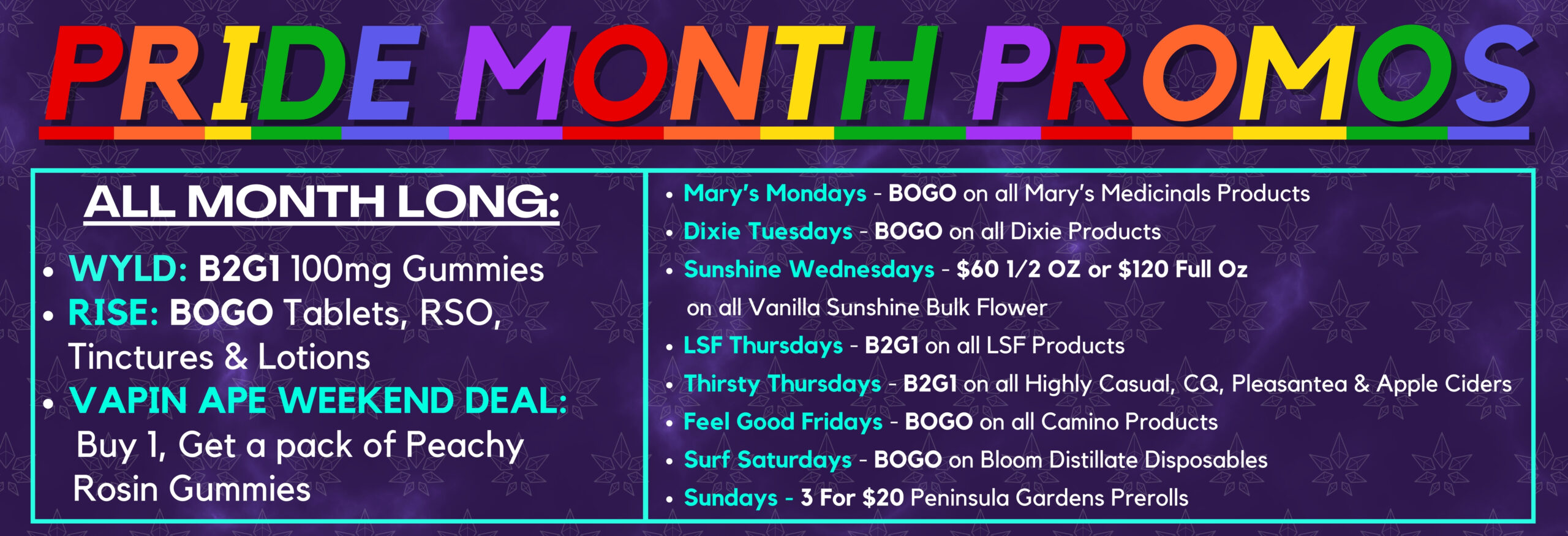 June Weed Deals & Specials - Nature's Remedy Weed Dispensaries