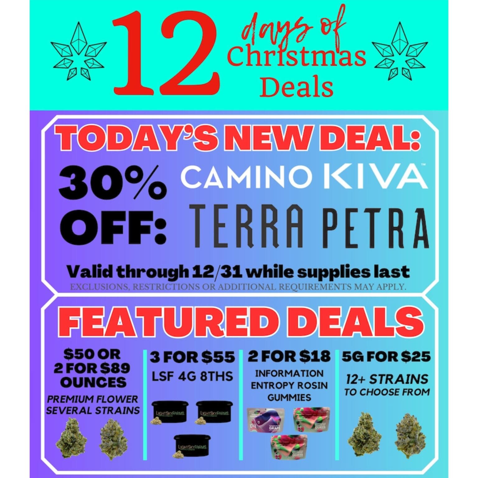 December Weed Deals & Specials - Nature's Remedy Weed Dispensaries