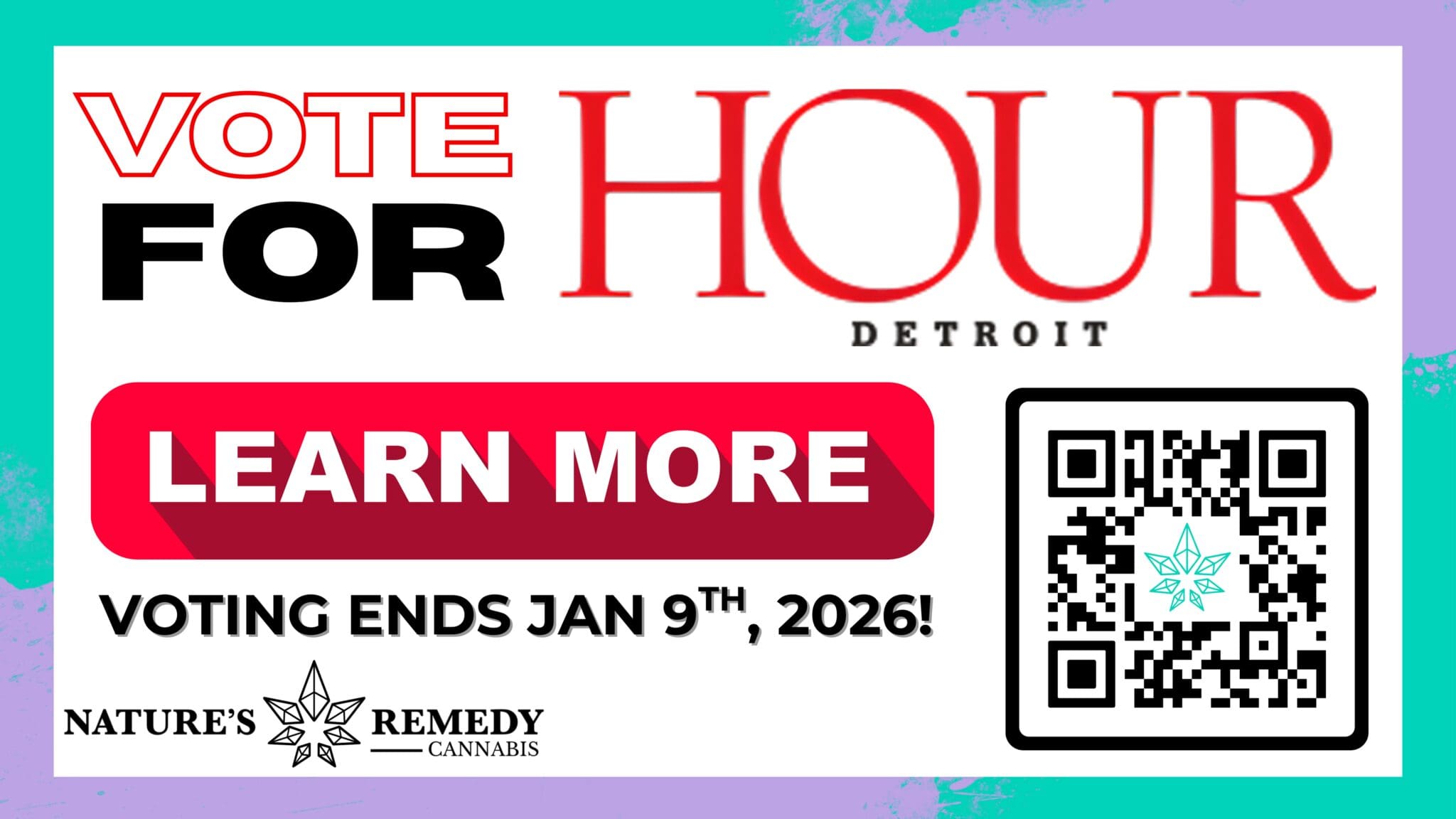 VOTE FOR BEST OF HOUR DETROIT! - Nature's Remedy Cannabis