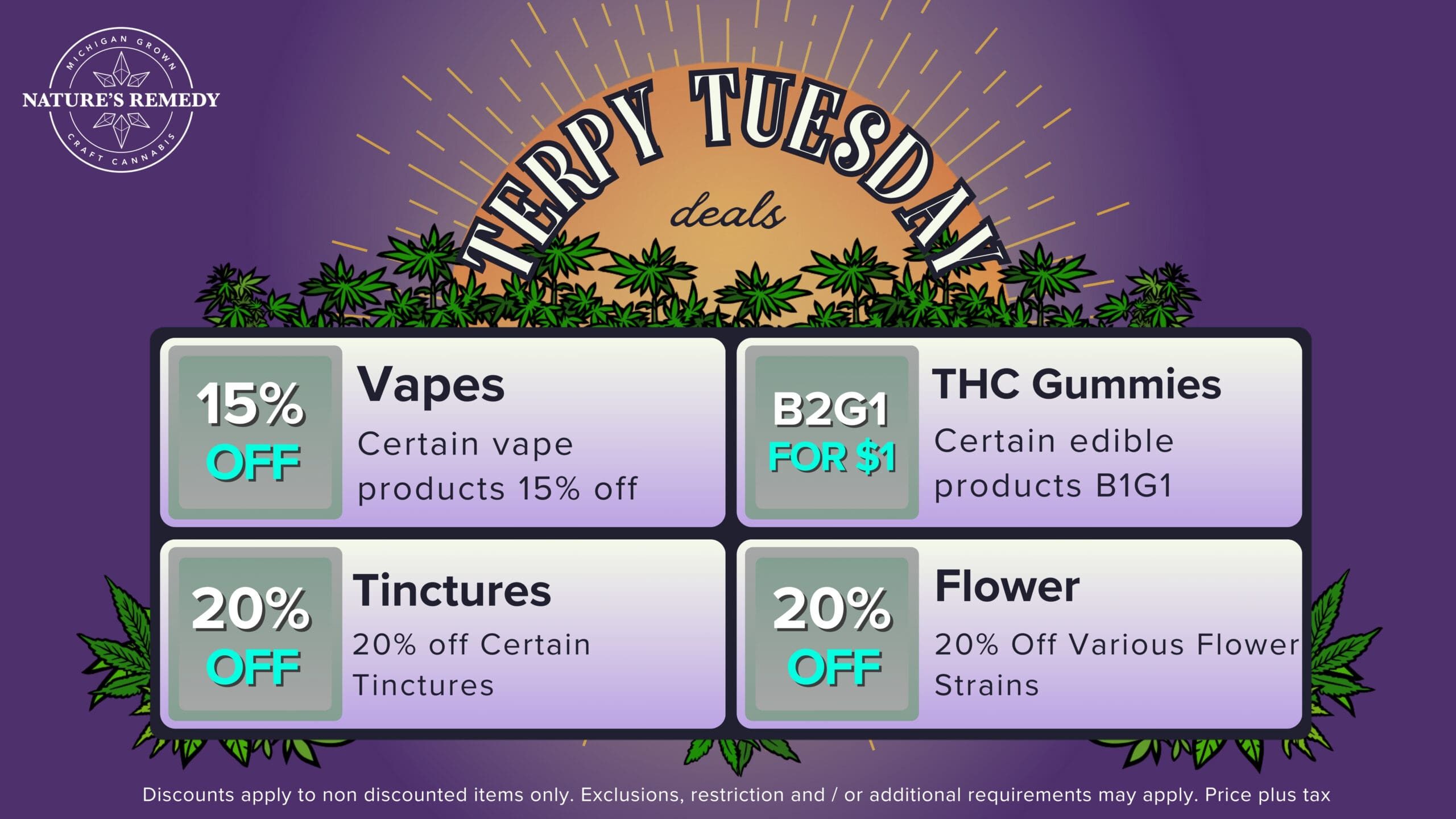 March Weed Deals & Specials - Nature's Remedy Weed Dispensaries